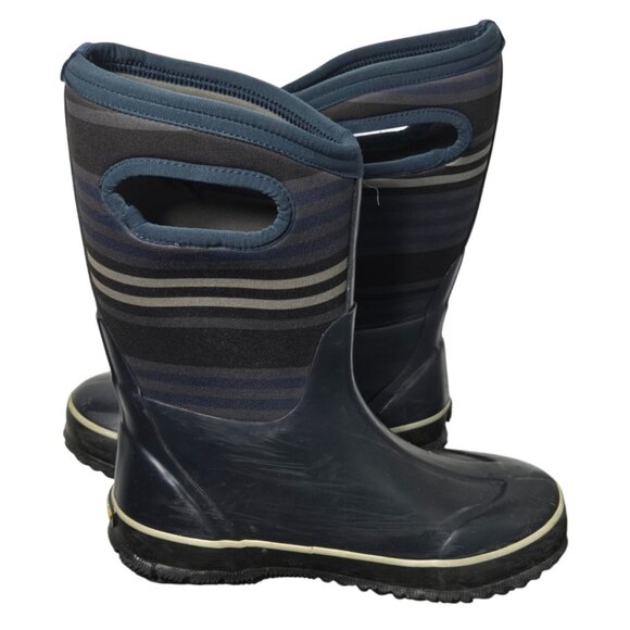 Bogs | Shoes | Bogs Kids Striped Pull On Boots Size 3 Rain Snow Winter ...